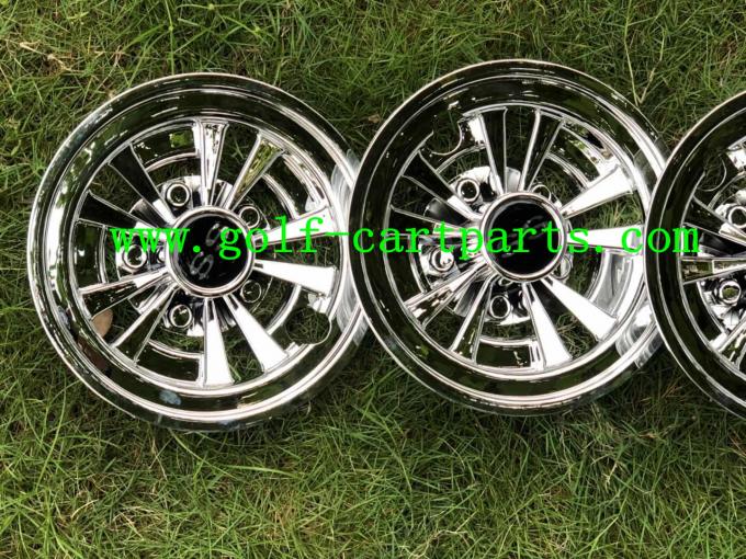 Durable 8 Golf Cart Wheel Meliputi Instalasi Mudah Deep Dish Shiny Black